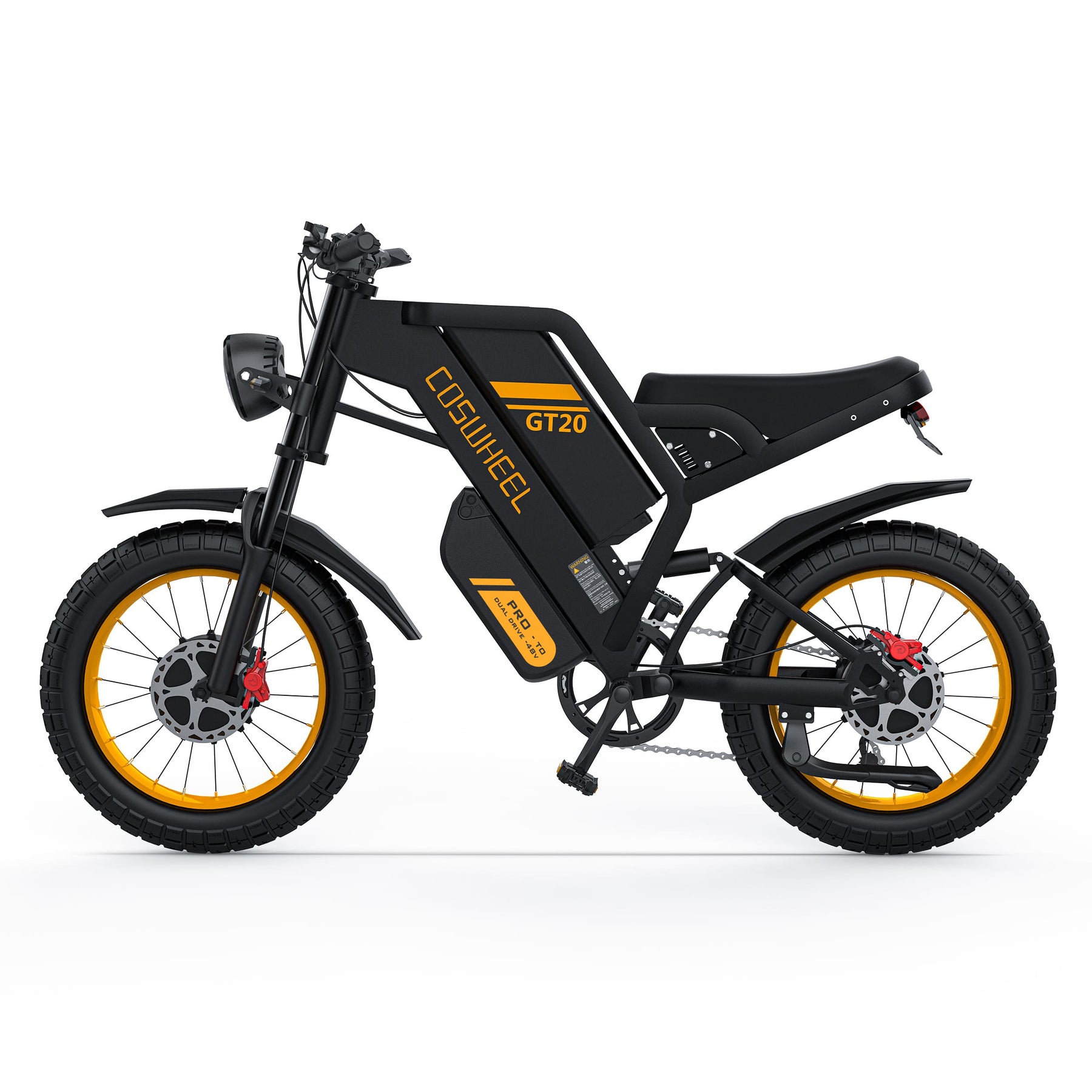 COSWHEEL GT20 PRO | 233km Long Range 48V 3000W Dual Motor 40AH Dual ...