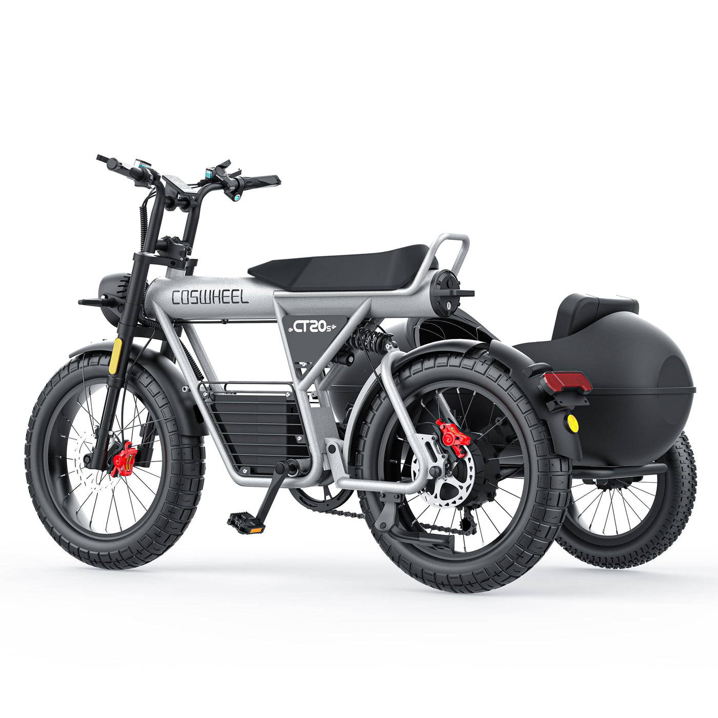 COSWHEEL Sidecar Electric Bike | CT20 / CT20S Family & Pet Travel E-Bike
